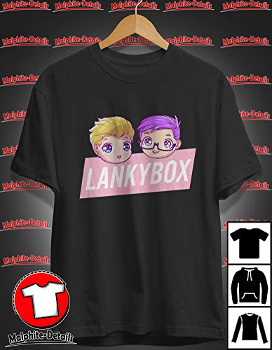 Lankybox Merch Lankybox Logo Light Pink Youth Shirt, T-Shirt Hoodie on ...