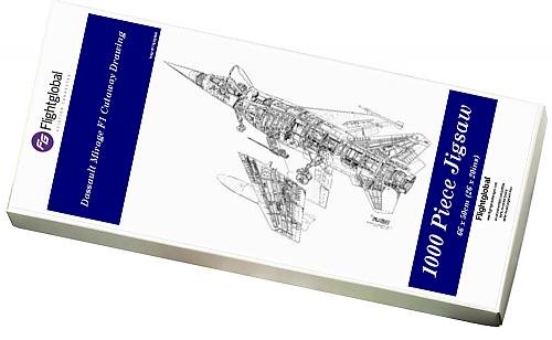 Buy Media Storehouse 1000 Piece Puzzle for Adults of Dassault Mirage F1 ...