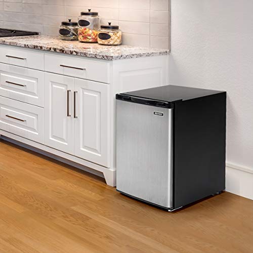 EUHOMY Upright freezer, 2.1 Cubic Feet, Single Door Compact Mini ...