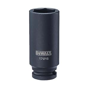 DEWALT 1/2" Drive Impact Socket Deep 6PT 25MM - - Amazon.com