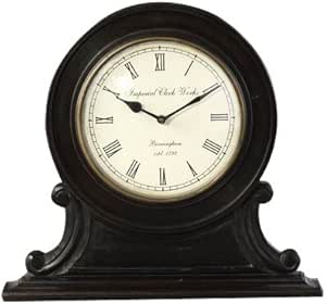 Amazon.com: Zodax Imperial Clock Works, Wooden Desk Clock 104 : Home ...