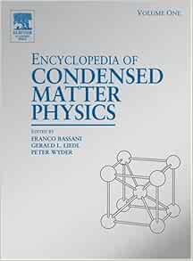Amazon.com: Encyclopedia of Condensed Matter Physics (6 Vol set ...