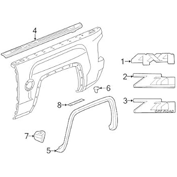 Amazon.com: Genuine GM Molding Part# 22796904: Automotive