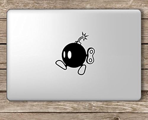 Mario Bomb Super Mario Brothers - Apple MacBook Laptop Vinyl Sticker ...