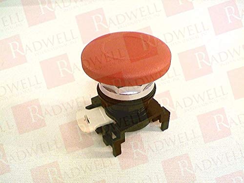 CUTLER HAMMER E22LB2 Mushroom Head, Push Button, 40MM, E22, RED: Amazon ...