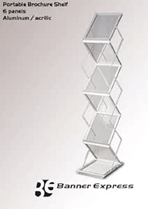 Amazon.com : Metal Literature Rack Display Holder Stand for Trade Show ...