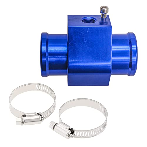 1 PC Blue Aluminum Water Temp Meter Temperature Gauge Joint Pipe ...