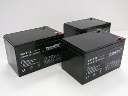 Amazon.com : POWERSTAR 3 Pack - Replacement Battery for Razor MX500 MX ...