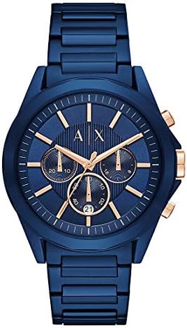 سعر ساعة ارماني اكستشنج للرجال بمينا سوداء وسوار ستانلس ستيل - AX2607 ...