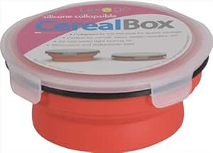 Amazon.com : Lexington LOCKTS-RED-185C Silicone Collapsible Cereal Box ...