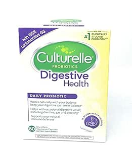 Culturelle Digestive Health Probiotic, 80 Capsules: Amazon.com.mx ...
