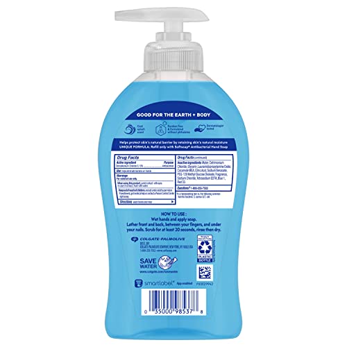 Softsoap Clean & Protect Antibacterial Liquid Hand Soap, Cool Splash ...