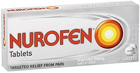 Nurofen Tablets Pain Relief 200mg 24 Pack: Amazon.com.au: Health ...