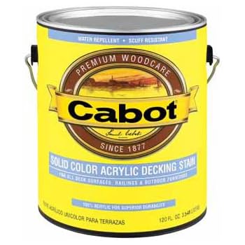 Cabot Solid Color Oil-Based Decking Stain - House Paint - Amazon.com