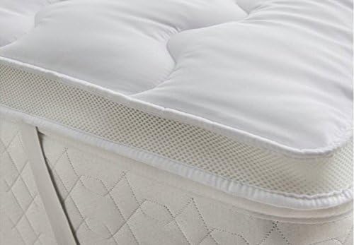 Micro Fibre Air Mattress Topper Temperature Control Deep Mattress ...