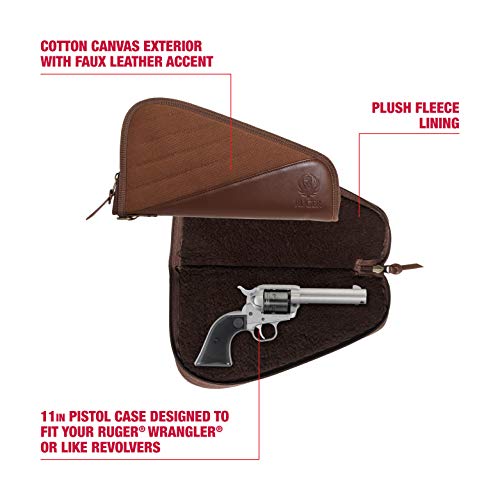 Allen Company Ruger Wrangler Leather Revolver Case, 11 inch Revolvers ...