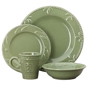 Amazon.com | Signature Housewares Sorrento Collection Stoneware 4-Piece ...