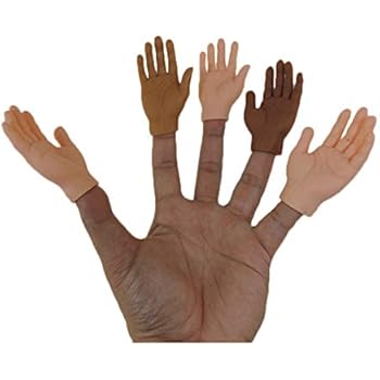 Amazon.com: Daily Portable Tiny Hands (Middle Finger Sign) - 5 Pack ...