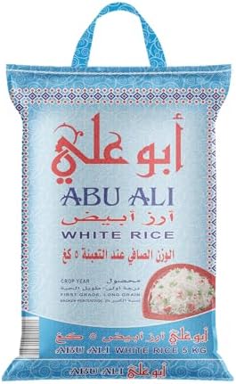 سعر Abu Ali First Grade Indian Long Grain White Rice 5 kg فى السعودية ...