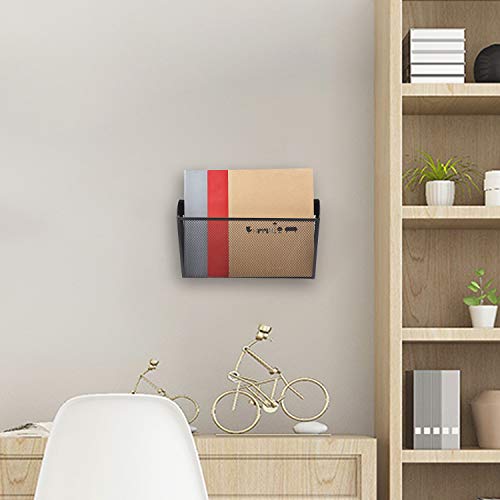 DESIGNA File Binder Holder Wall Mount, Mesh Bin Office Wall Folder File ...