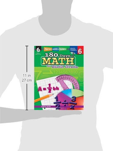 180 Days of Math: Grade 6 - Daily Math Practice Workbook for Classroom ...