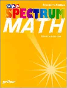 Amazon.com: Spectrum Mathematics - Yellow Book, Level 5 - Teacher's ...