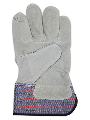 MAGID TB325IEST-XL Cow Split Leather Palm Glove, XL, Gray (Pack Of 12) on Galleon Philippines