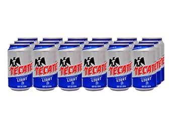 Caja de Cerveza Tecate Light Lata con 4 Six Pack de 355 ml: Amazon.com ...
