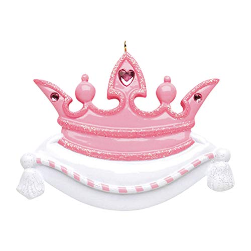 Personalized Princess Crown Christmas Tree Ornament 2020 - Beautiful ...
