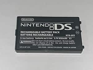 Amazon.com: Nintendo DS Replacement Battery (NTR-003) 3.7V 850mAh ...