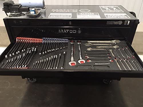 5S Tool Box Shadow Foam Organizers (2 Color) Custom Size ROLL (48" X ...