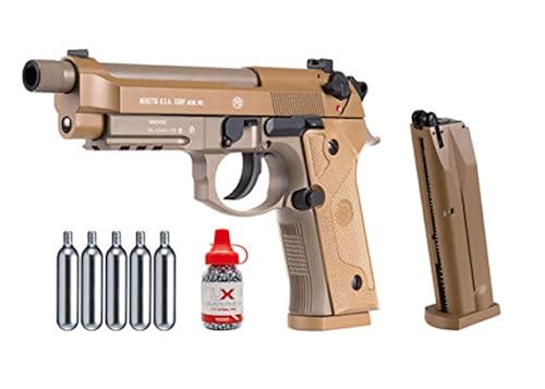 Wearable4U Beretta M9A3 Blowback Air Gun and 5x12 CO2 Tanks and Pack of ...