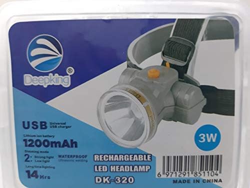 سعر RECHARGEABLE LED HEADLAMP DK-320 فى السعودية | بواسطة امازون السعودية | كان بكام