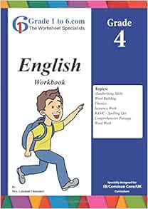 English Workbook: Grade 4 (Grade 1 to 6 Books): Chintaluri, Lakshmi ...