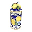 Amazon.com: Blue Sky Ceramic Lemon Canister, Medium, Multicolor: Home ...