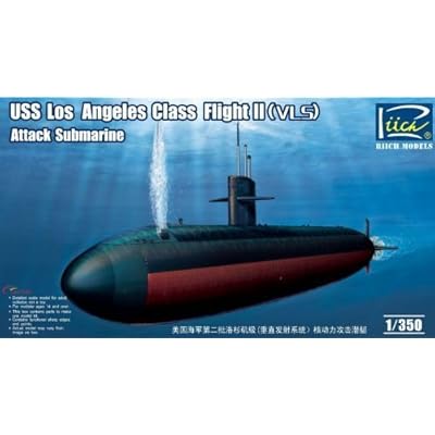 1:350 Scale Riich Models USS Los Angeles Class Flight II VLS Attack ...