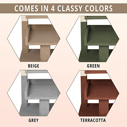 Naomi Home Nala Cat Tree for Large Cats, Cat Activity with Scratching ...