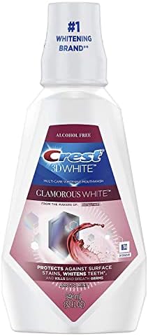 سعر Crest 3D White Multi-Care Whitening Rinse, Glamorous White, Fresh M ...