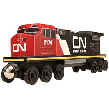 Amazon.com: Whittle Shortline Railroad CSX Autorack Wooden Train Car ...
