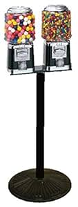 Amazon.com : Red & Chrome Classic Double Head Candy Gumball Machine ...