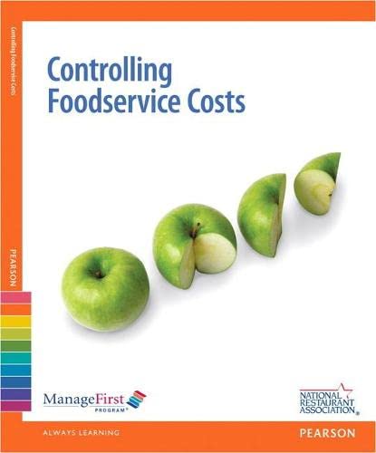 Controlling Foodservice Costs with Answer Sheet, ManageFirst Program ...