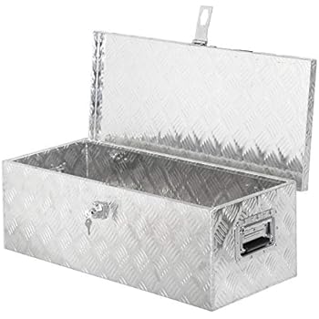 Amazon.com: Giantex Aluminum Tool Box Truck Storage Box Trailer Pickup ...