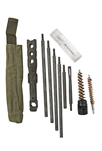 M14 Buttstock Cleaning Kit with Steel Cleaning Rod, Bore Brush, M14 ...
