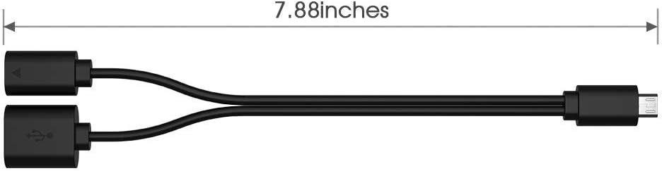 Rii F1 Micro USB Host OTG Adapter Cable Micro USB to USB For Smart TV ...