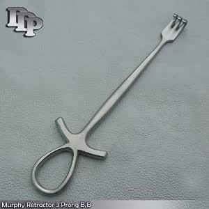Amazon.com: Murphy Retractor 3 Prong 7.50" B/b DDP: Health & Personal Care