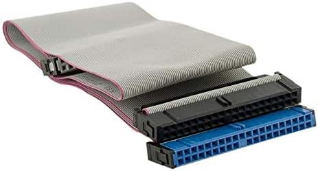 Amazon.com: 18" Inch ATA 66 IDE 40 Pin Flat Ribbon Cable w/ 3 Connectors for HDD CD-ROM DVD-ROM ...