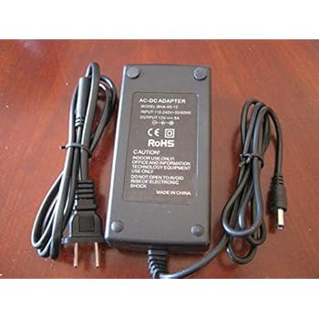 Amazon.com: 60W 12V 5A AC-DC Power Adapter Level 6 w/ Locking Barrel ...