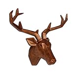 Majestic Copper Deer Statue