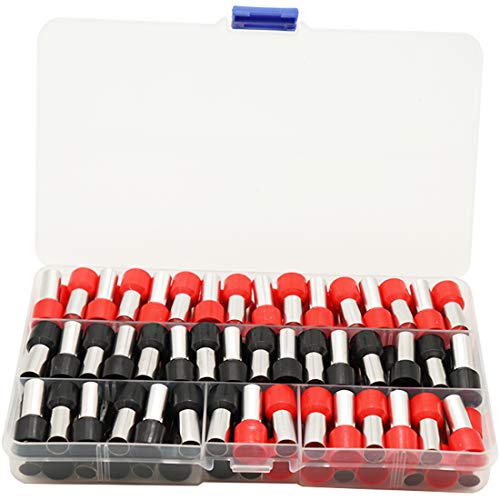 XFFCSEC 70PCS 4 Gauge Ferrule Connectors - Insulated End Terminals for ...