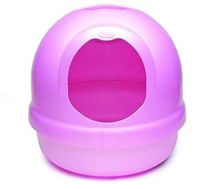 Amazon.com : Petmate Booda Dome Litter Box, pink : Pink Litterbox : Pet ...